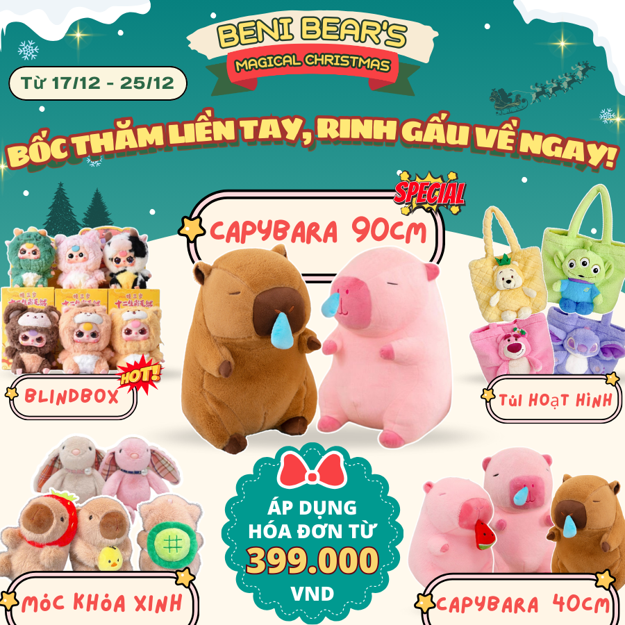 Giáng Sinh Có Gấu Xinh - Bốc Thăm Rinh Quà Cực Chất tại Beni Bear ...